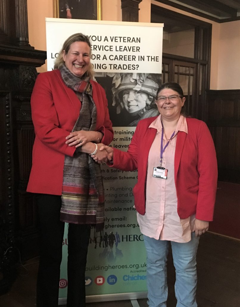 Military veterans gain building blocks for new careers - Reaseheath College