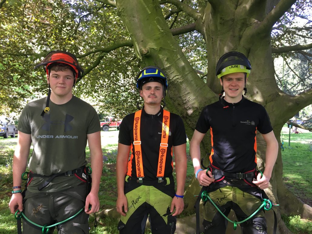 Arboriculture students reach new heights - Reaseheath College