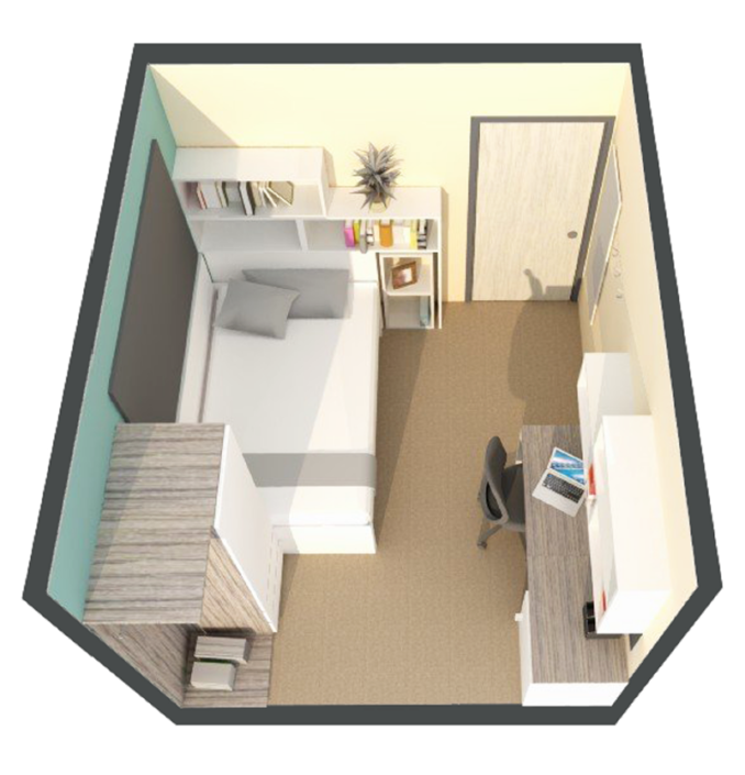 Toucan Bedroom 2 - Reaseheath College