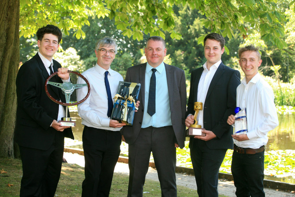 MOTOR VEHICLE IMI L3 group l-r Michael Hilditch, Sean Padden, course ...