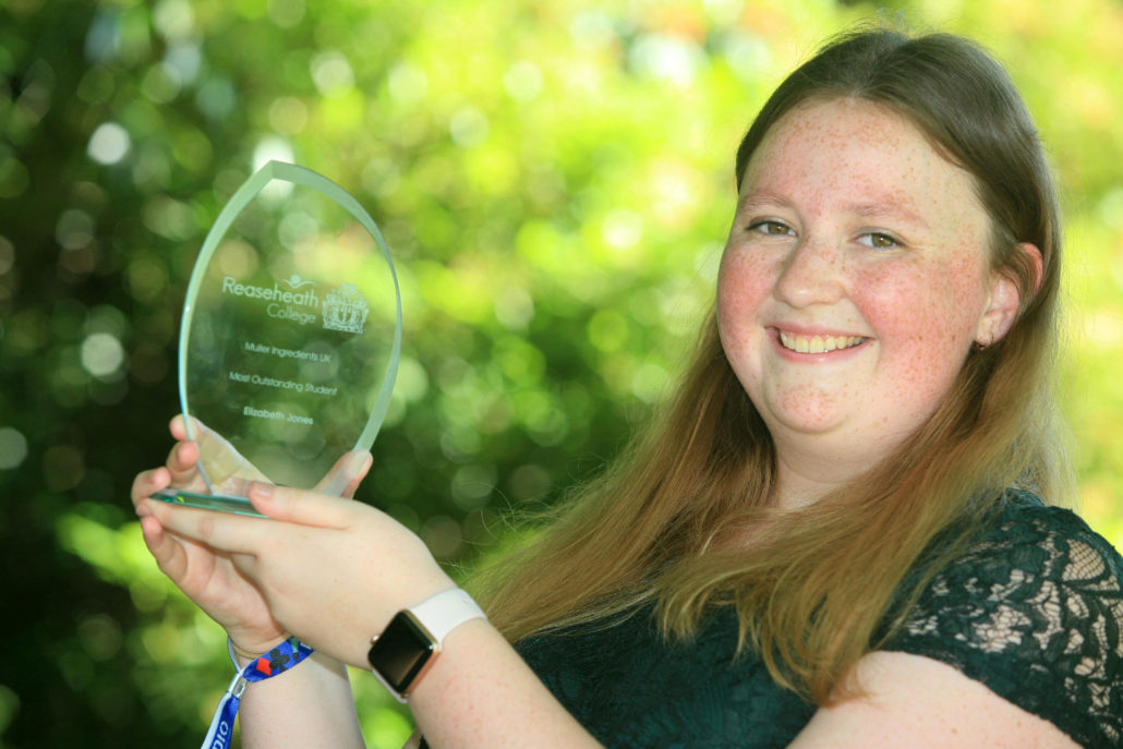 Muller Ingredients UK, Most Outstanding Student - Elizabeth Jones - Reaseheath College