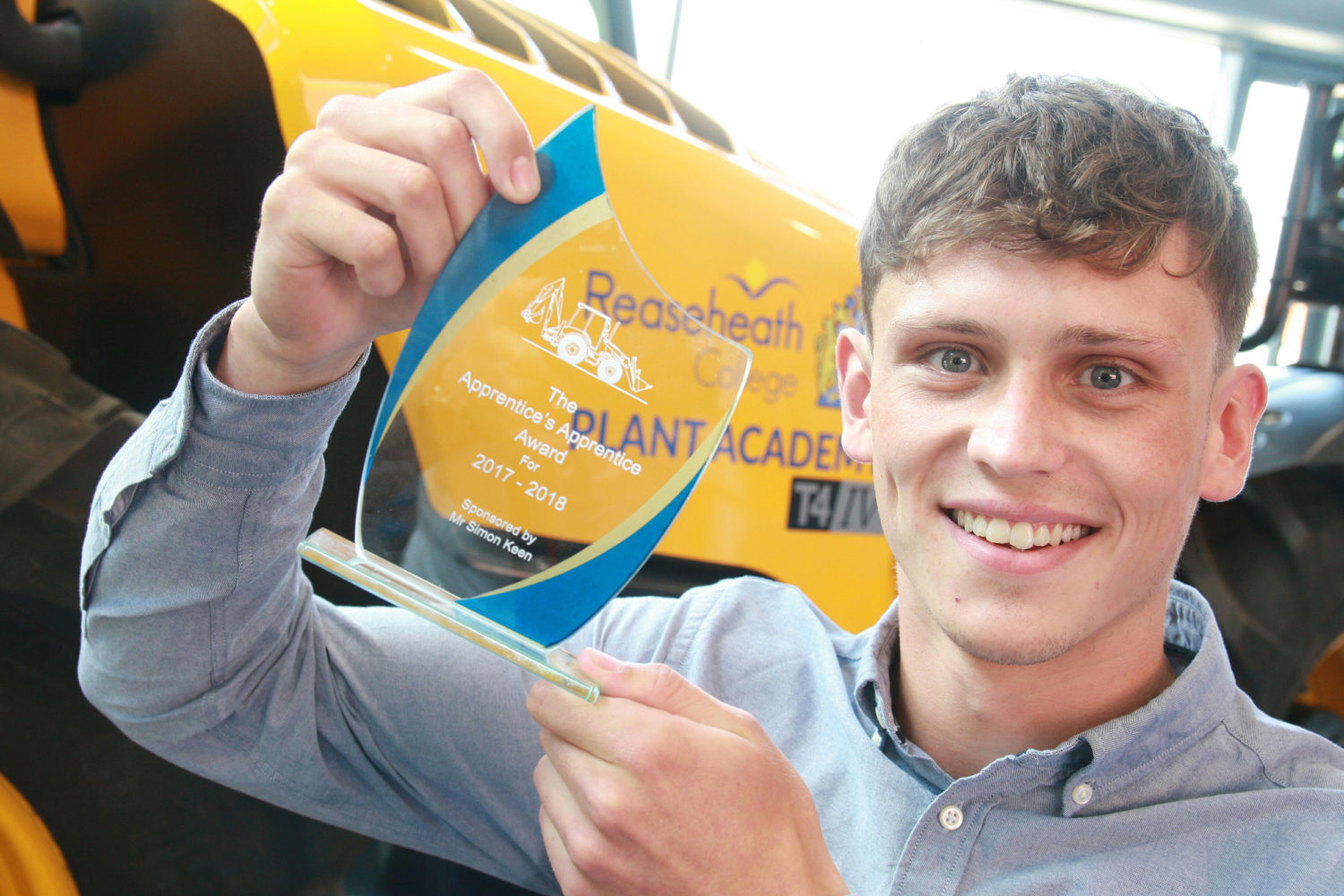 Construction Plant Maintenance Apprentices celebrate success - Reaseheath College