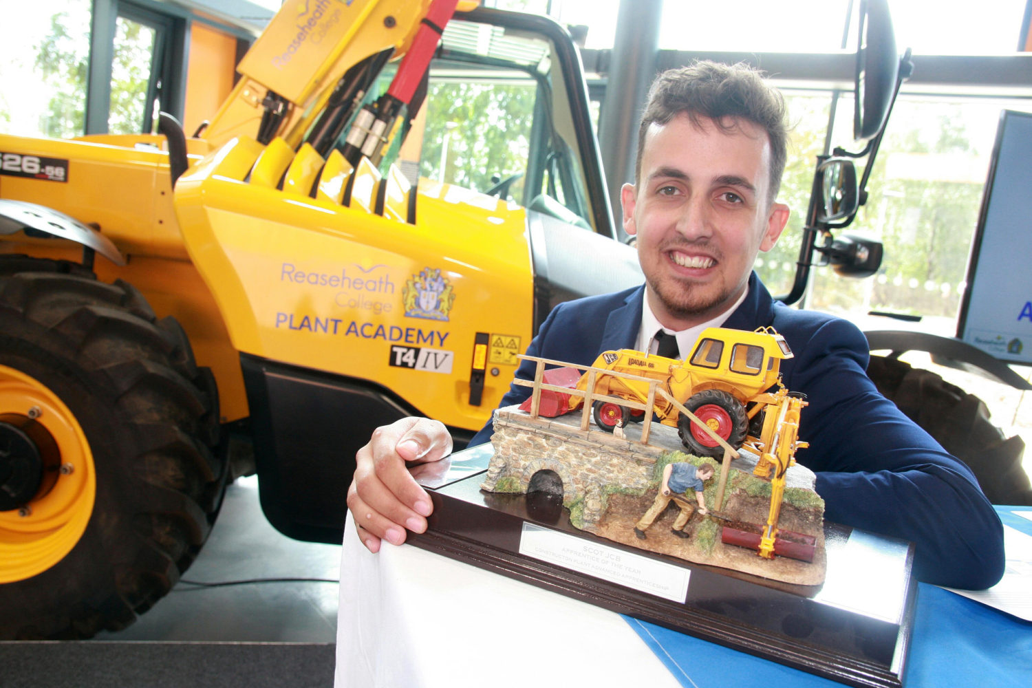 Construction Plant Maintenance Apprentices celebrate success - Reaseheath College