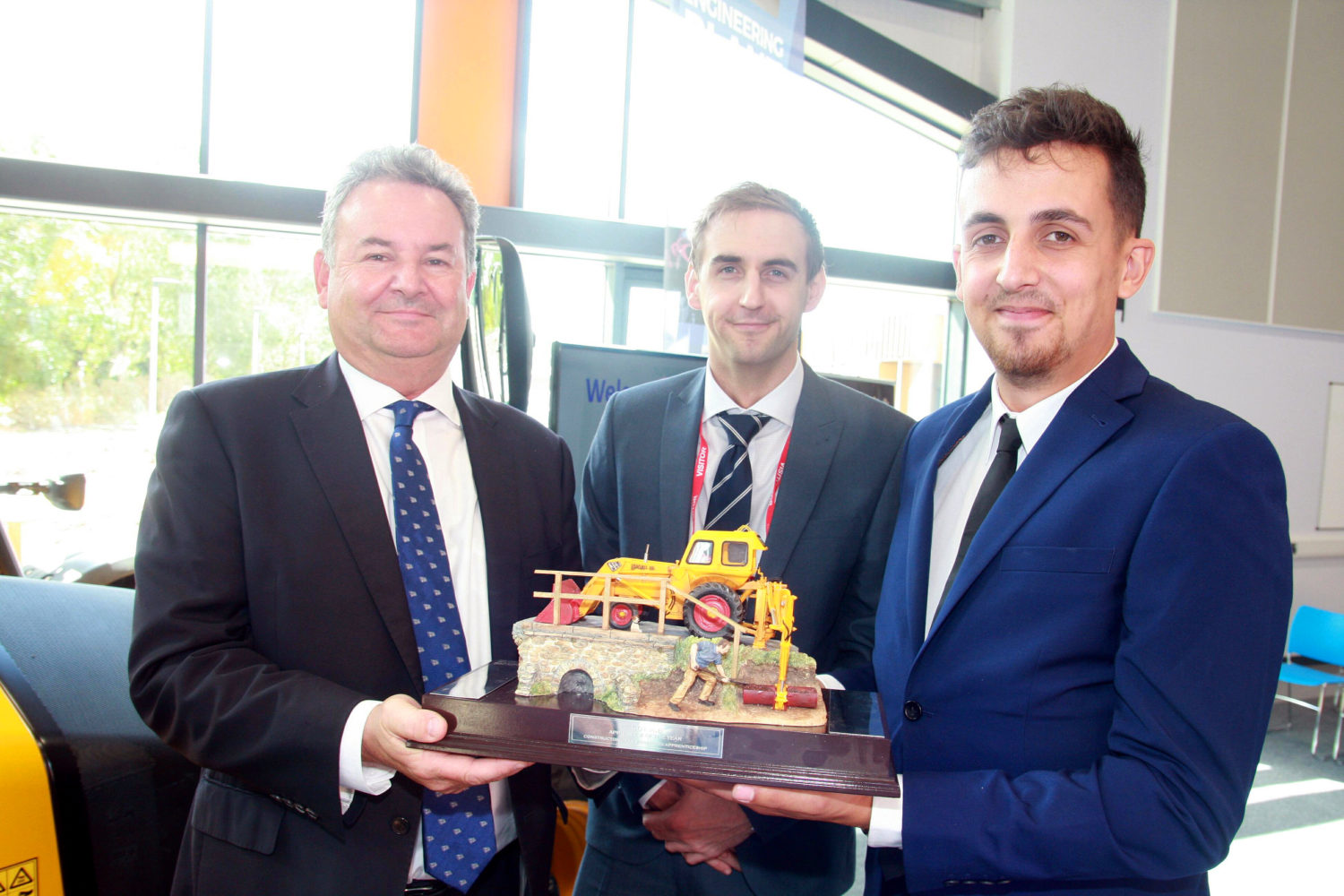 Construction Plant Maintenance Apprentices celebrate success - Reaseheath College