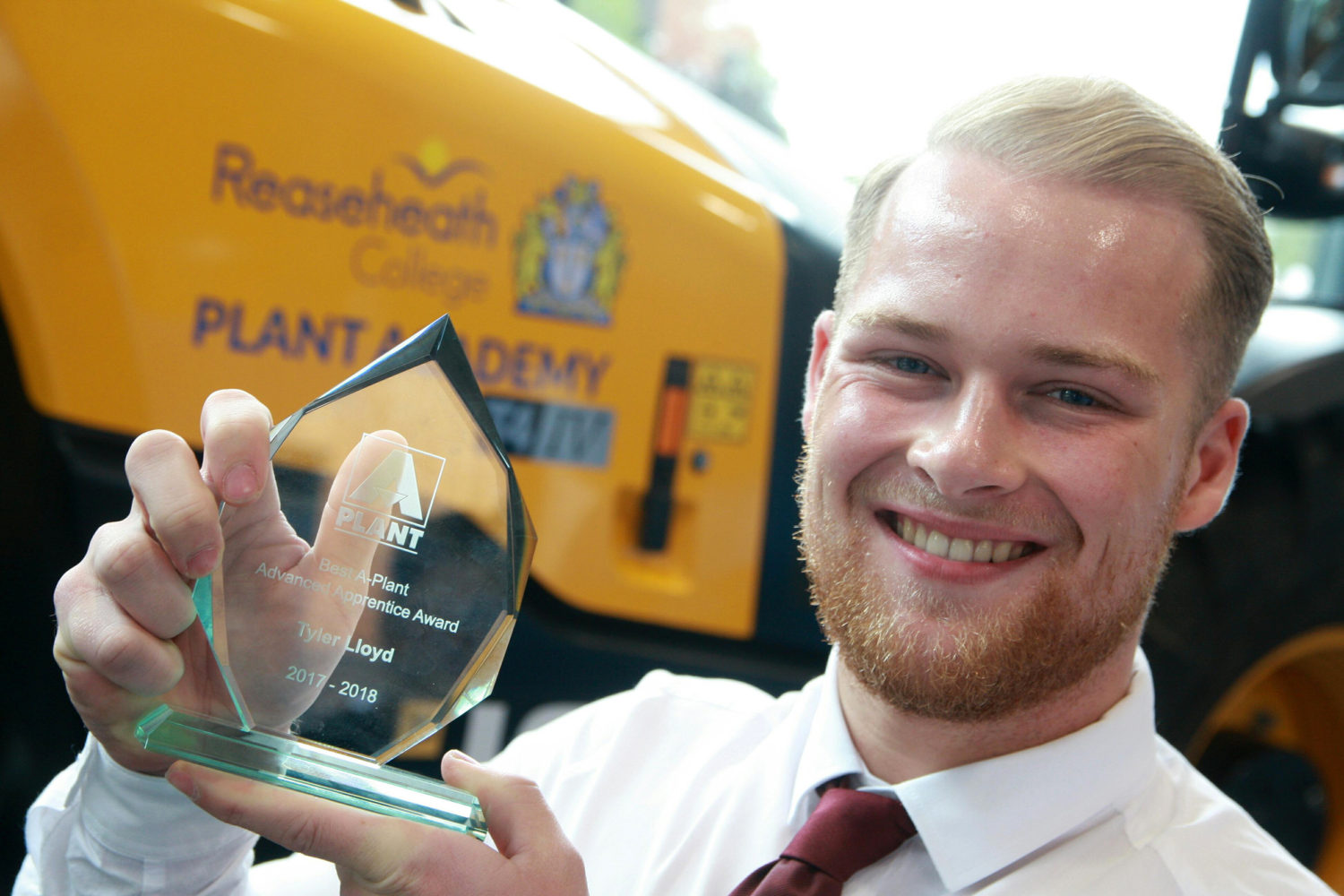Top A-Plant apprentice Tyler Lloyd - Reaseheath College