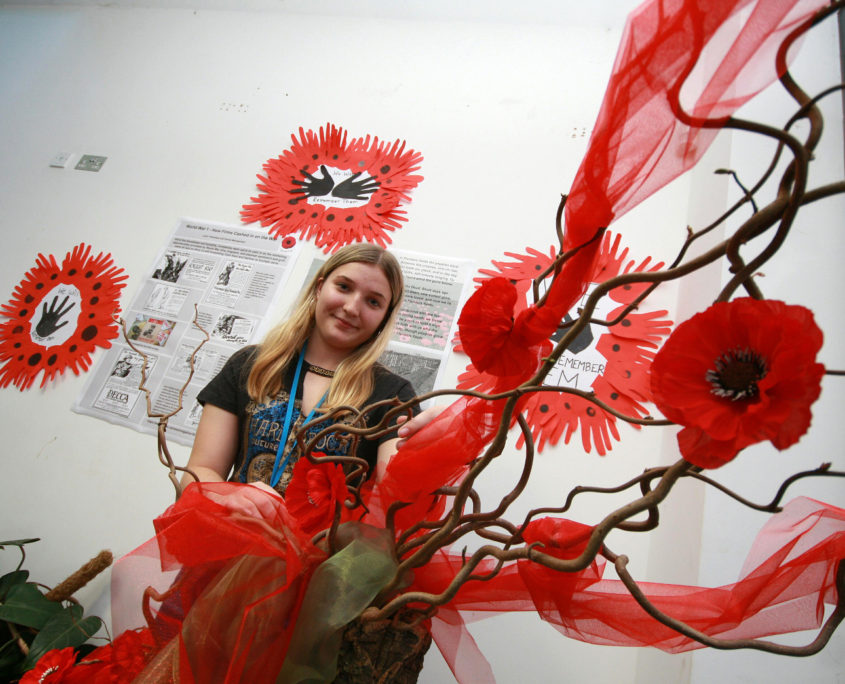 Reaseheath students mark World War 1 centenary - Reaseheath College