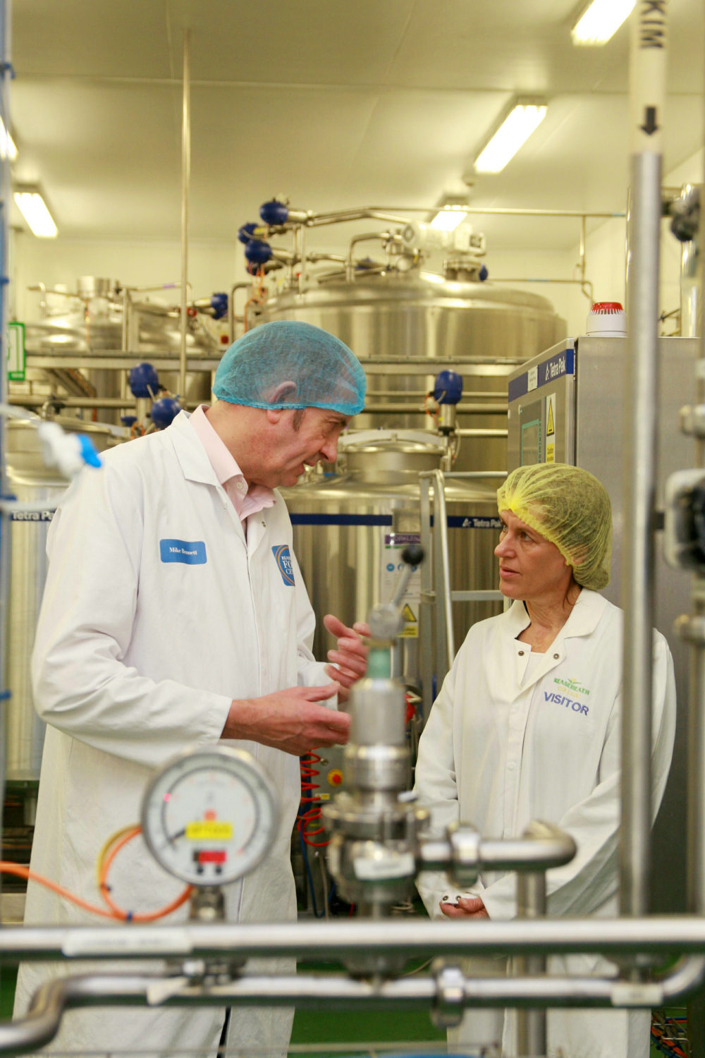 Food Halls Minette Batters, Mike Bennett Processing Halls Manager - Reaseheath College