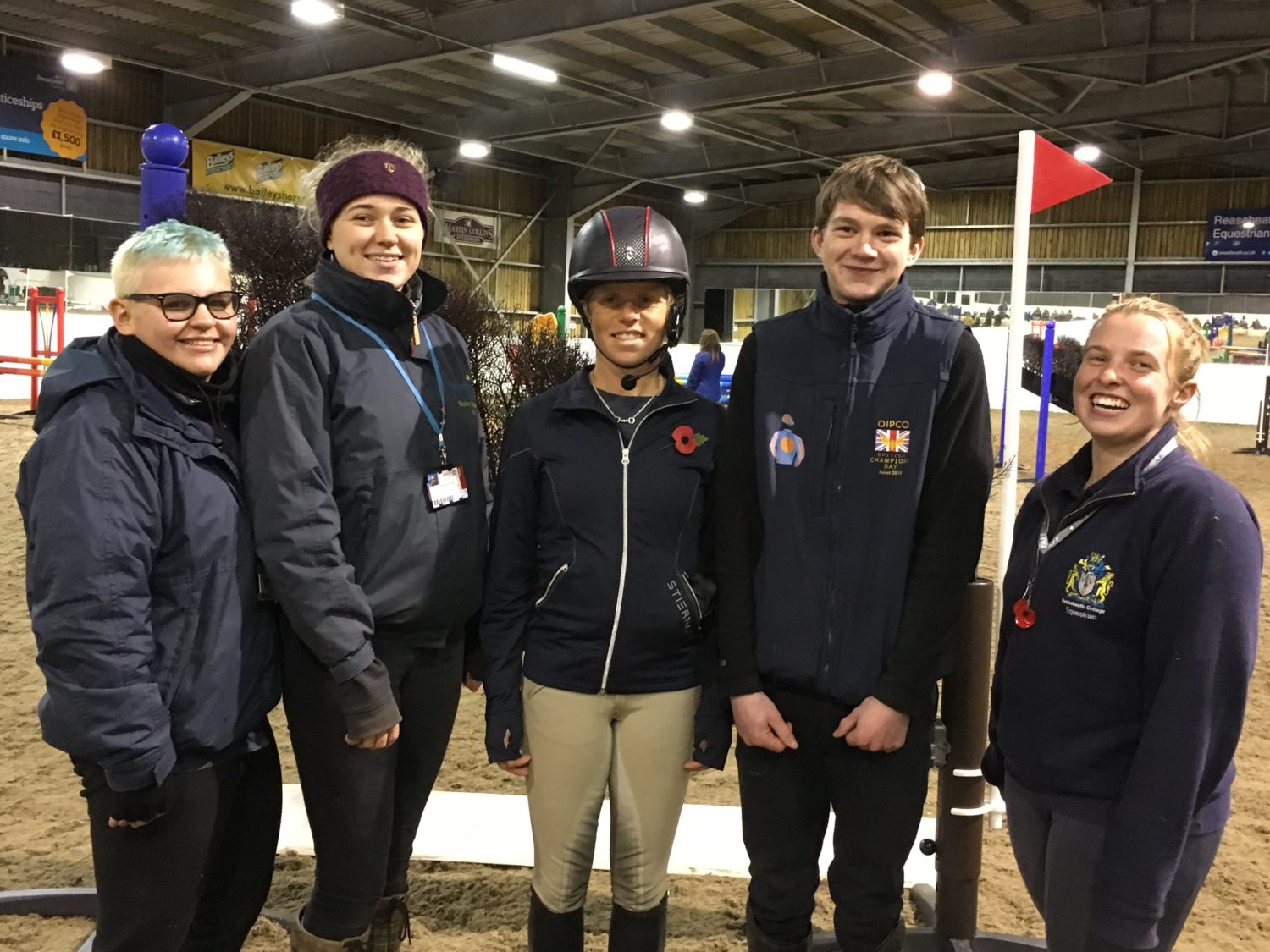 Lilly Harris, Hollie Scott, Ros Canter, Jack MacLellan, Courtney Vaughan - Reaseheath College