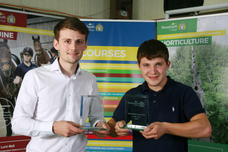 Advanced apprentice of the yr Ben Graham and Intermediate apprentice of the yr Adam Trigg ...