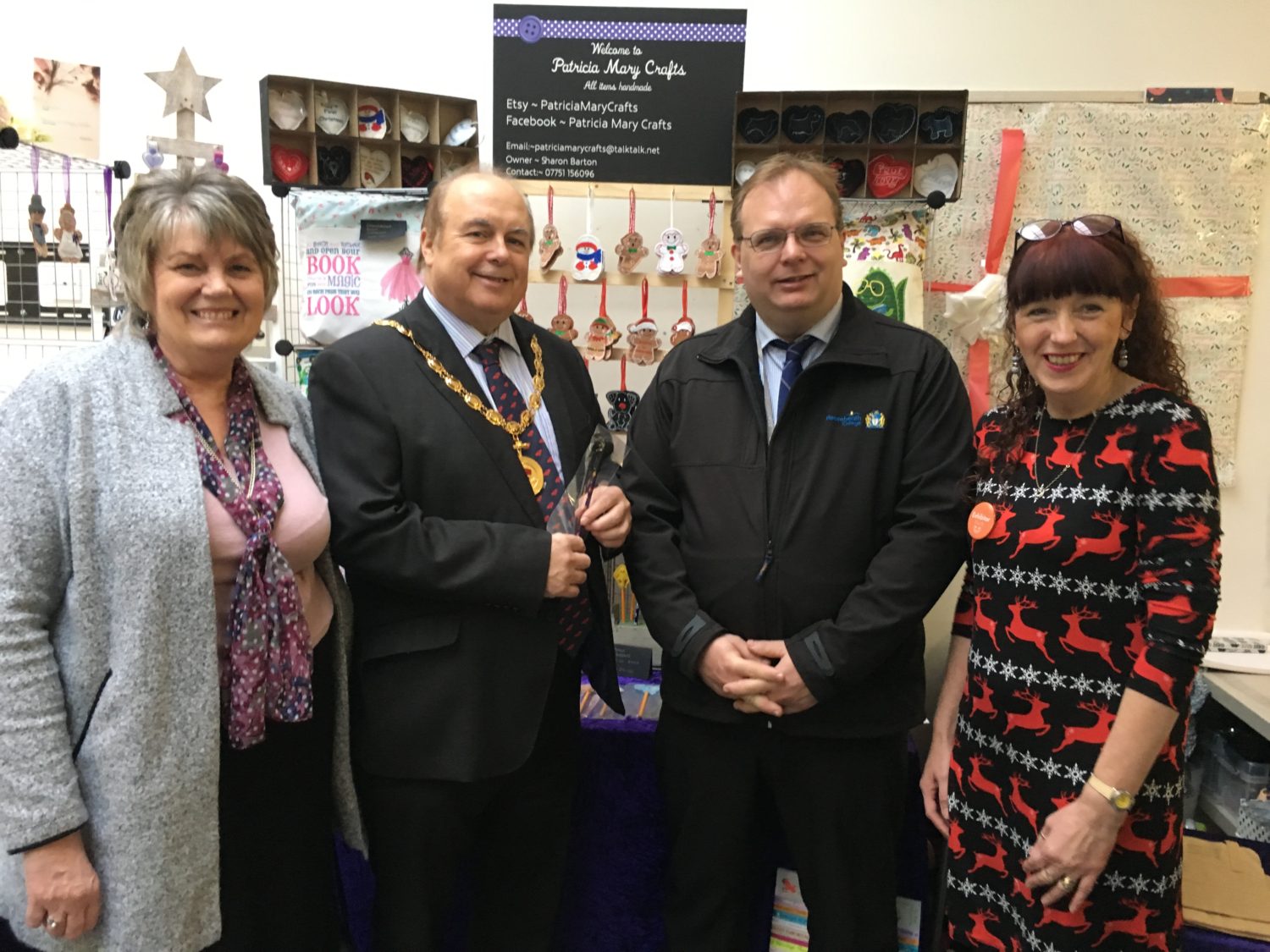 Belinda and David Marren, Marcus Clinton, Sharon Barton - Reaseheath College