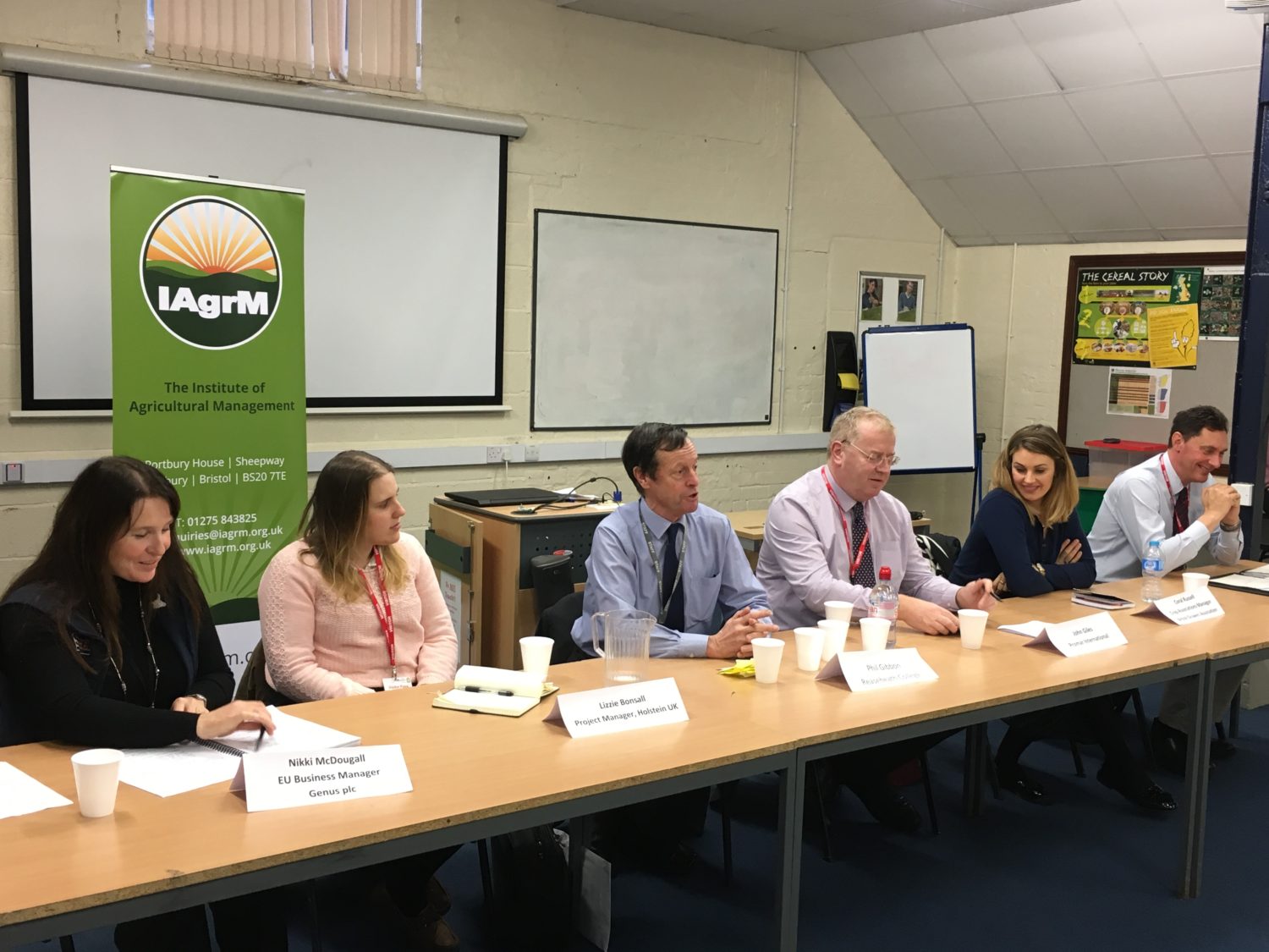 Nikki McDougall, Lizzie Bonsall, John Giles, Coral Russell and Alick Jones consider questions ...