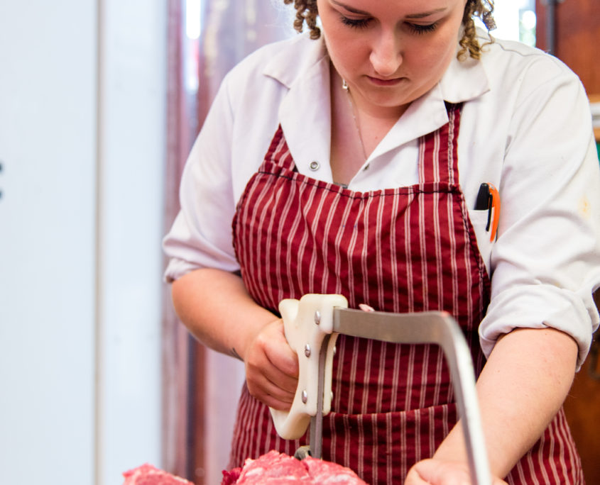 Butchery apprentice Lucy sets the highest standard - Reaseheath College