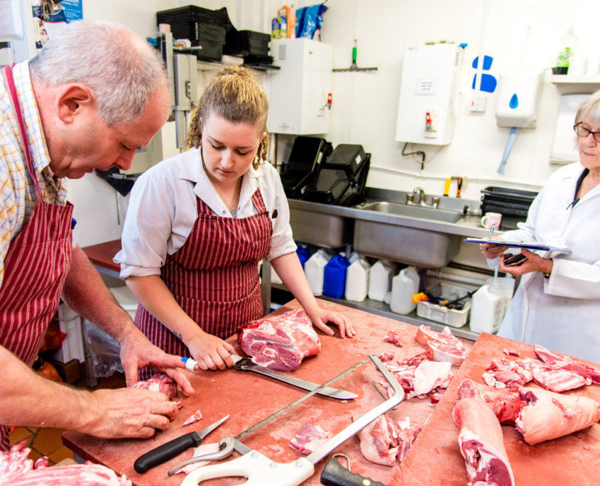 Butchery apprentice Lucy sets the highest standard - Reaseheath College