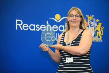 Emily Jewell Best contribution to helping student progression - Reaseheath College