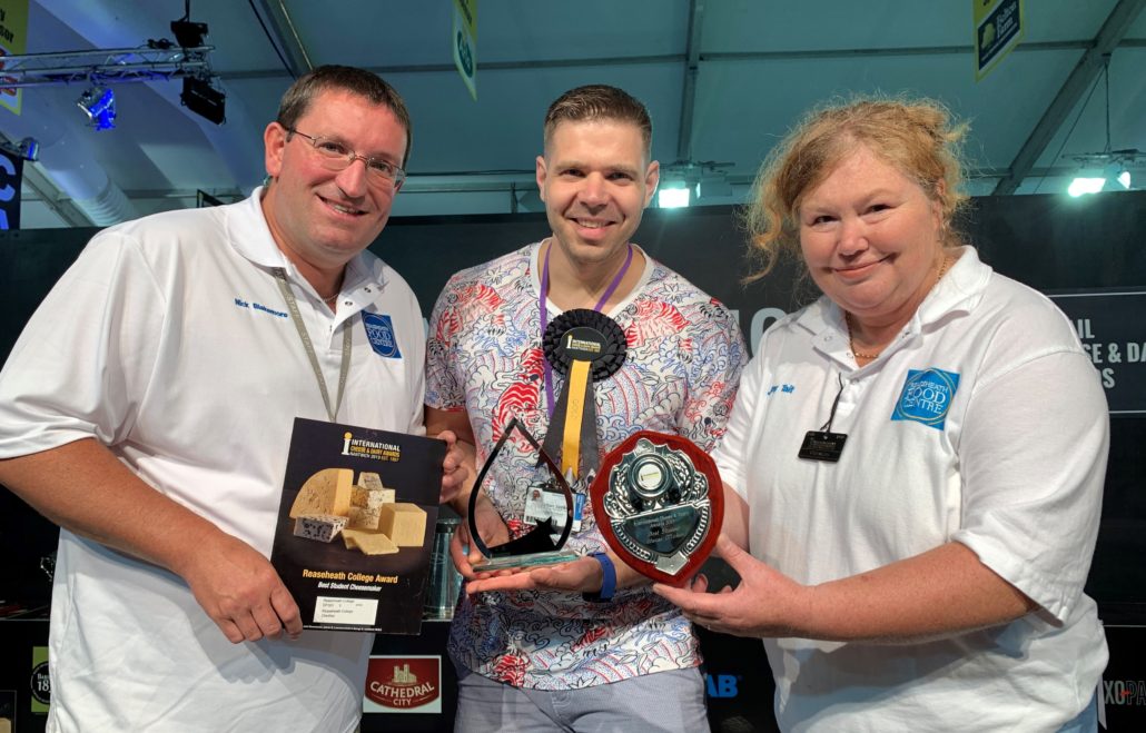 Nick Blakemore, Zoltan Simko, Jenny Tait gold student cheesemaker (2) - Reaseheath College