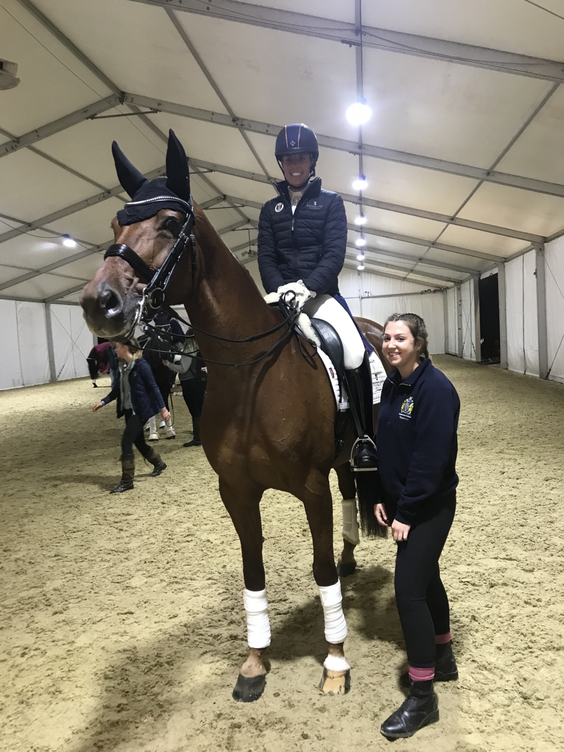 Charlotte Dujardin, Mount St John Valencia, Izzy Cameron - Reaseheath College
