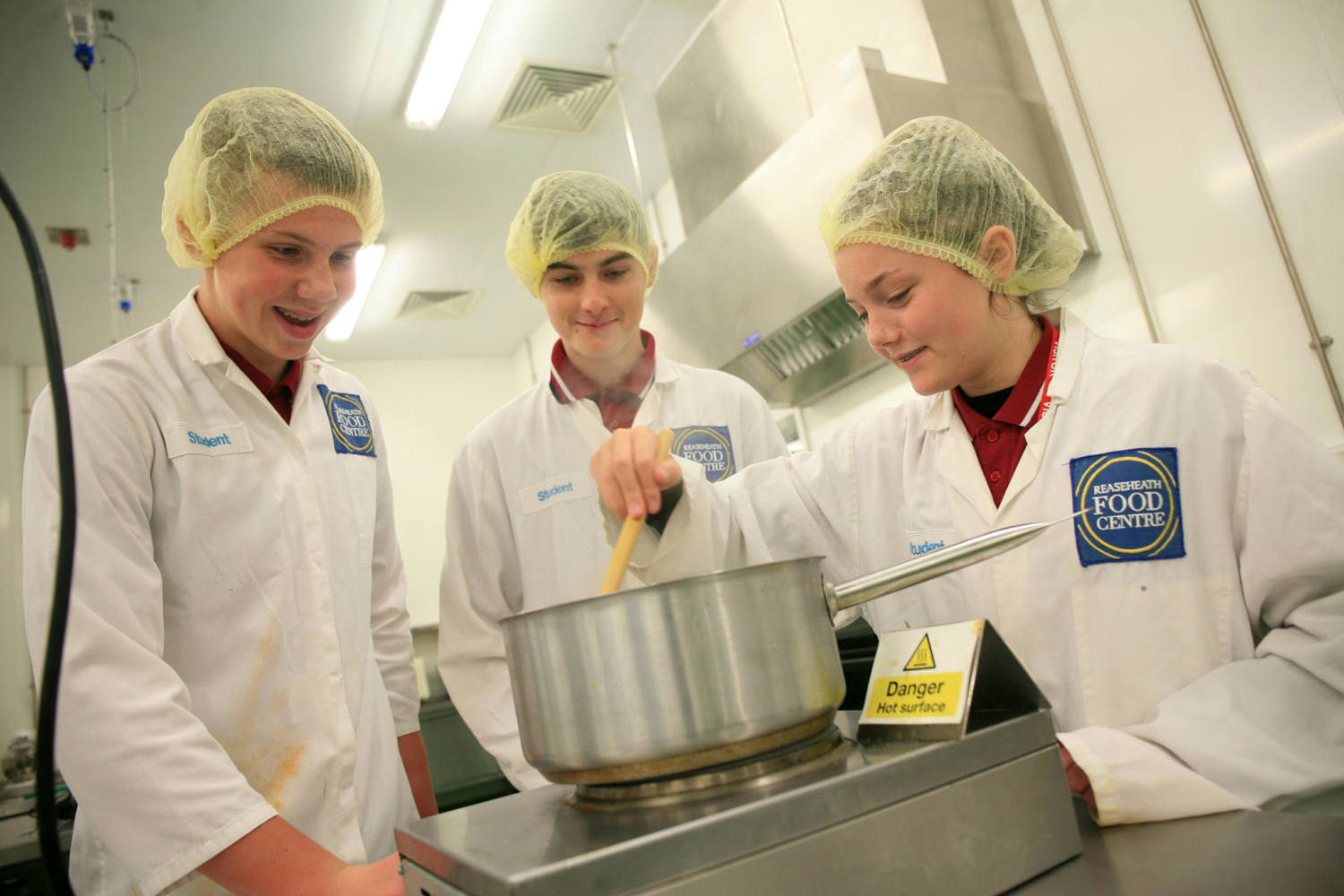 Jay Latham, Tom Burton and Lauren Denney - Reaseheath College