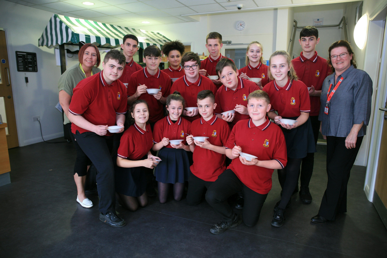 Malbank pupils World Food Day - Reaseheath College