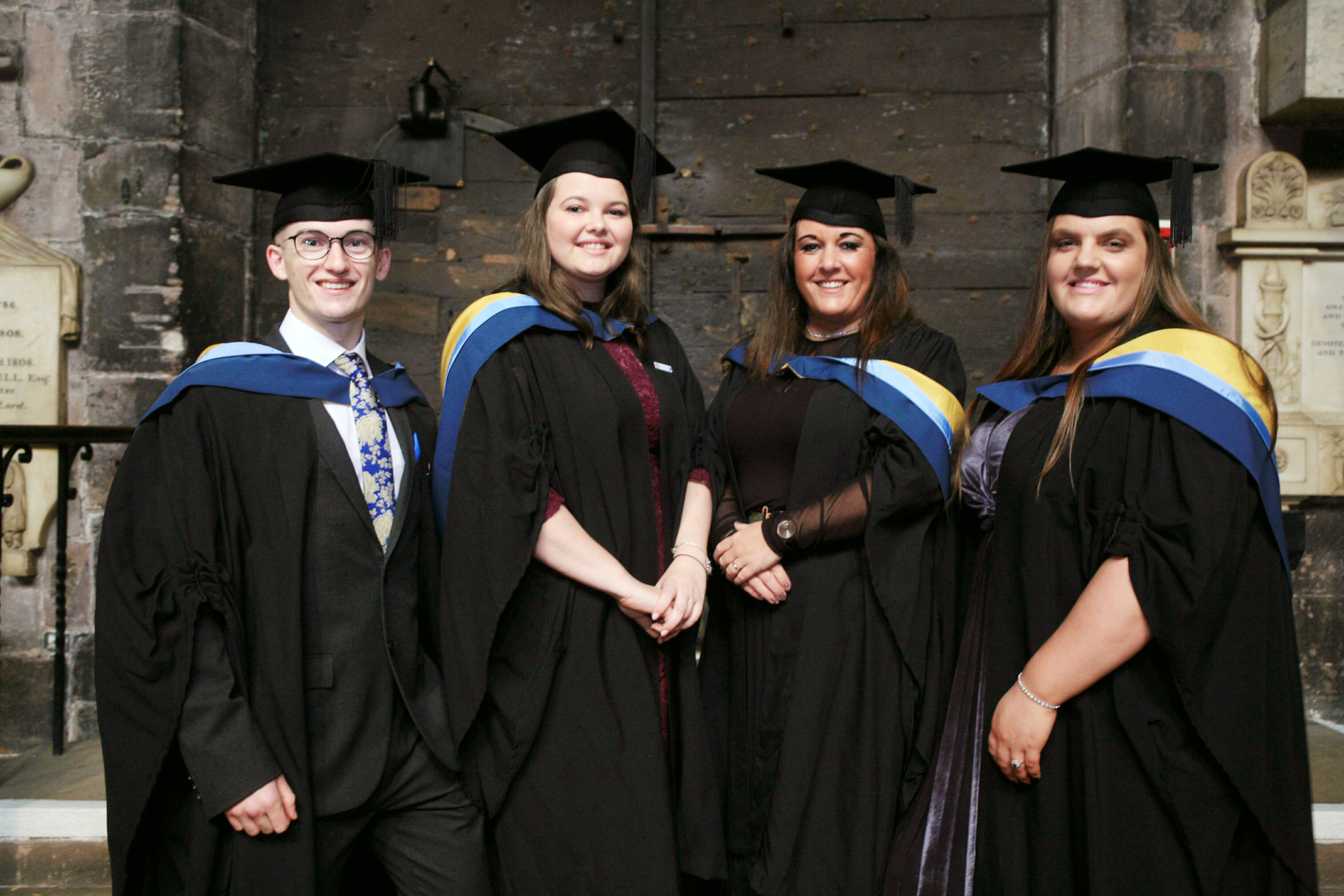 BSc Business Events Jonathan Ellams, Hannah Britland, Cheryl Wady, Corryn Mason - Reaseheath College