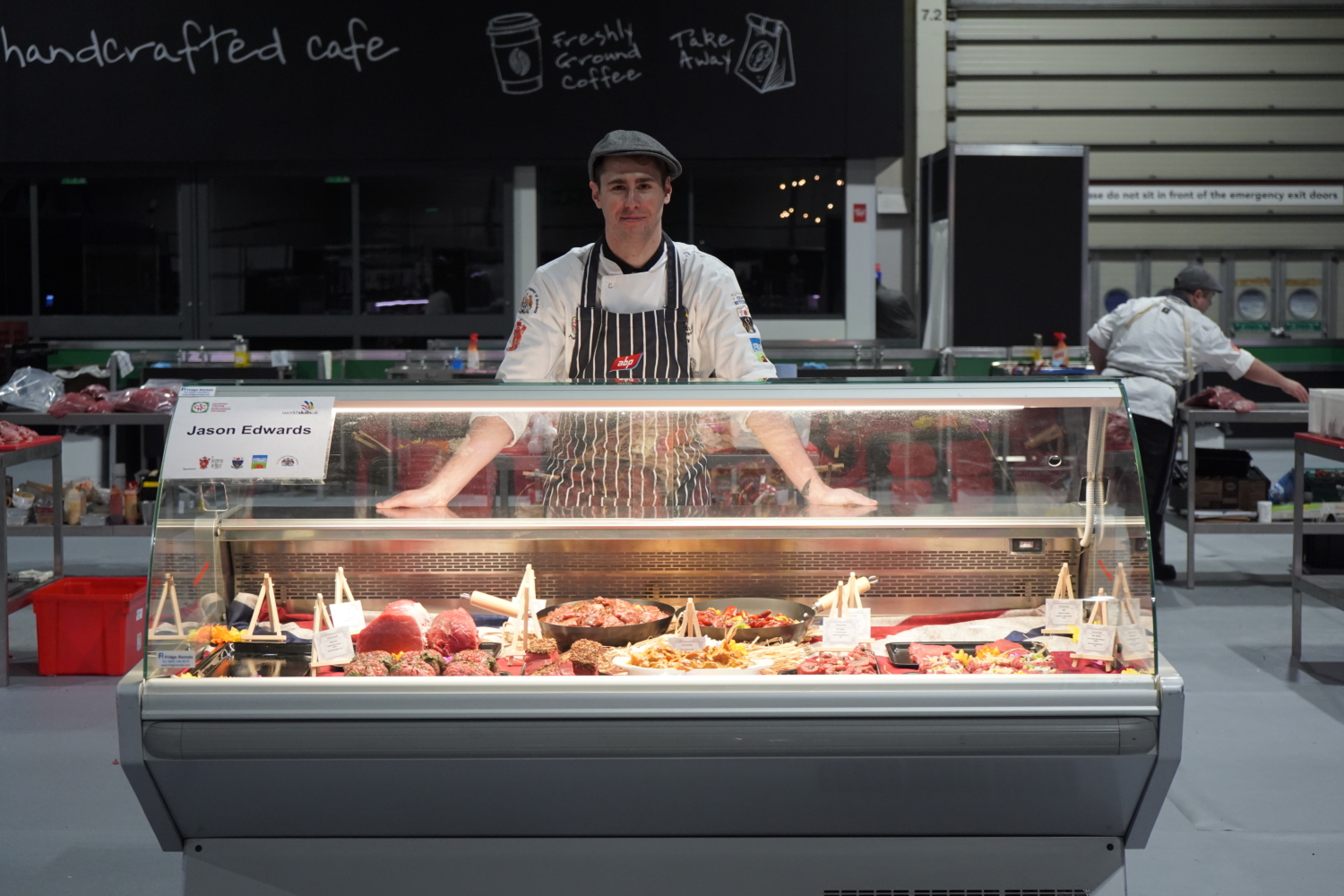 Bronze medal winner for butchery Jason Edwards - Reaseheath College