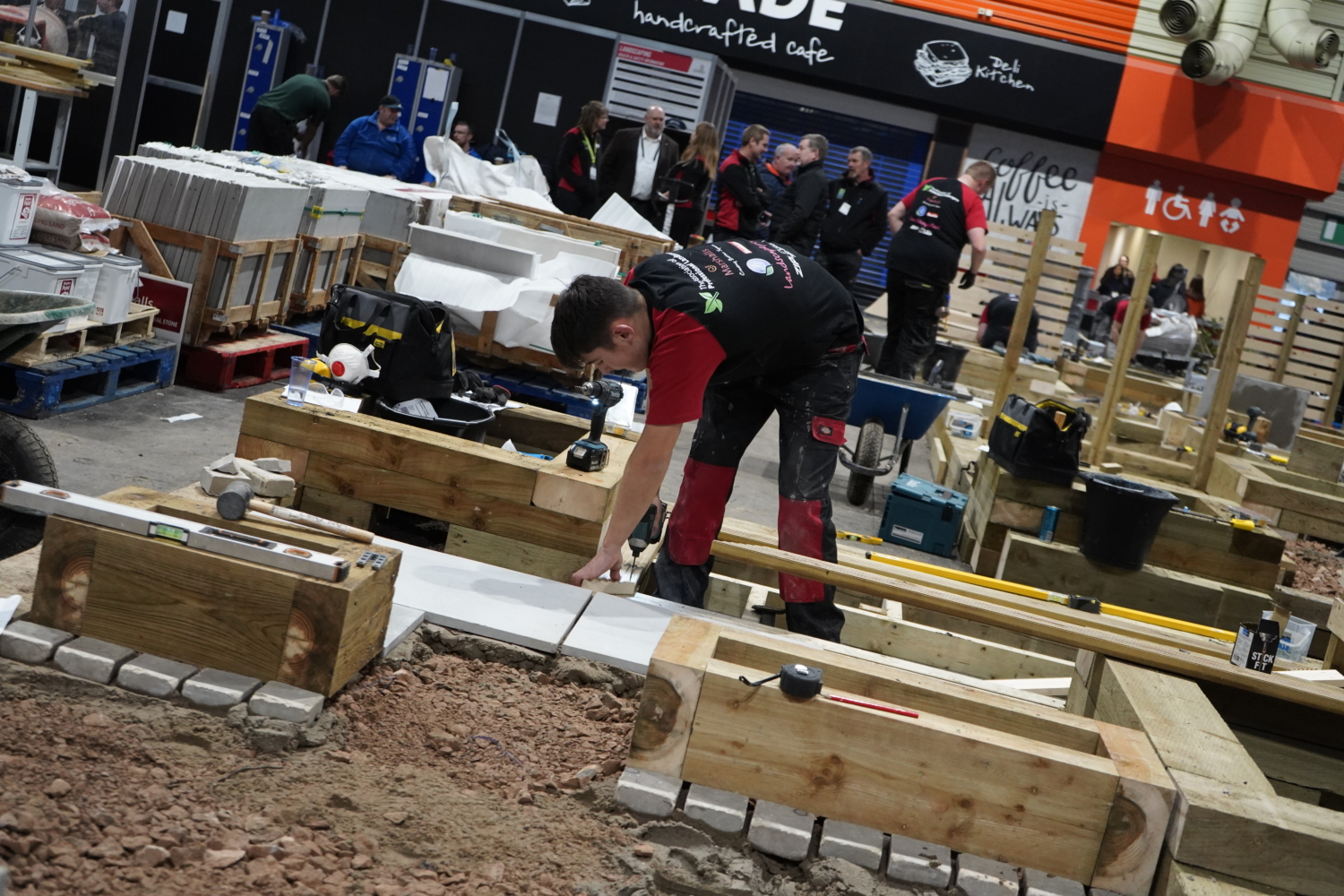 Eliot Johnson Landscaping competition World Skills UK - Reaseheath College