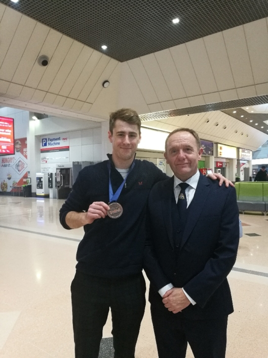 Jason Edwards bronze medal with Gary Evans - Reaseheath College