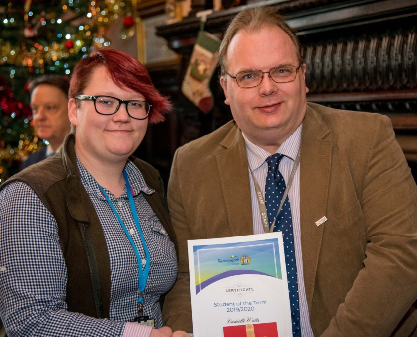 Achievements celebrated at Student of the Term Awards - Reaseheath College