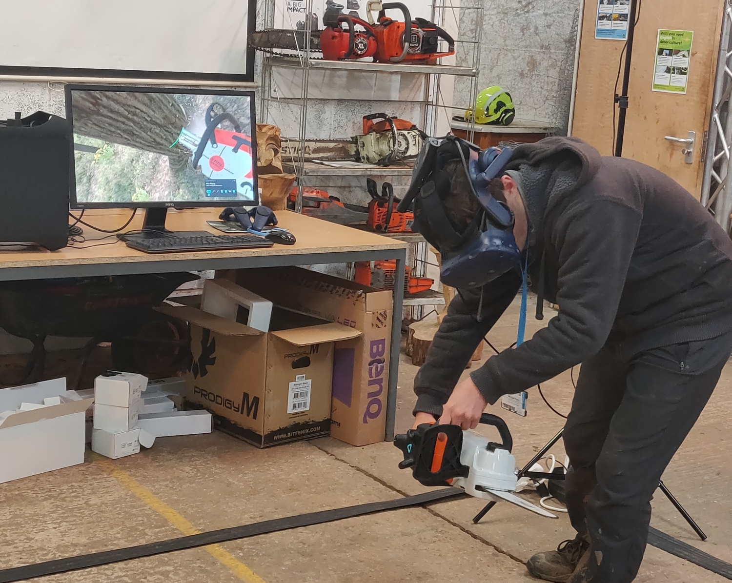 Stihl virtual chainsaw 2019 - Reaseheath College