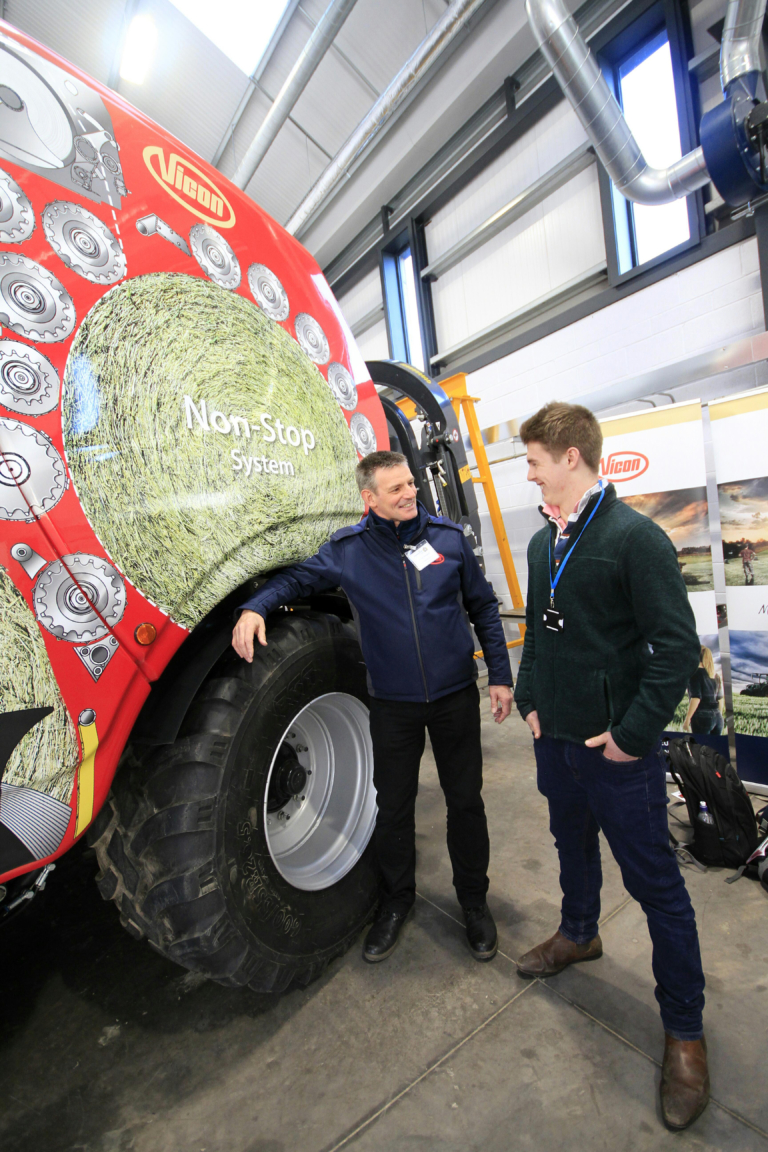 Vicon FastBale Mike Howell Grass Product Manager, Matthew Henshaw L3 Dip - Reaseheath College