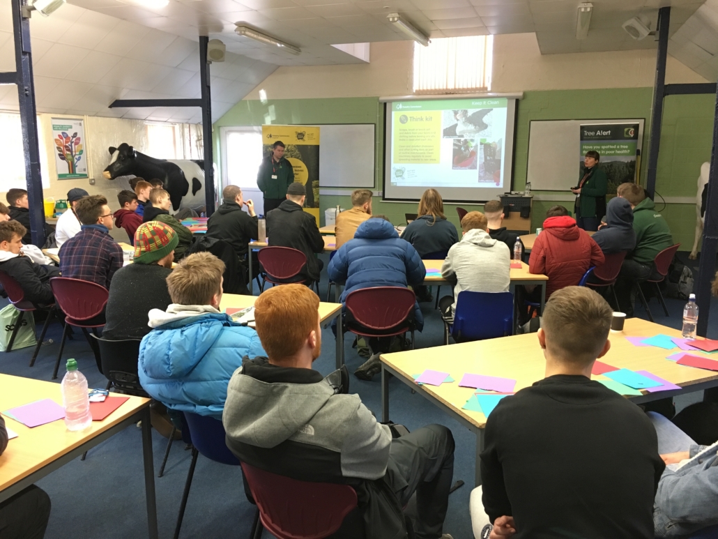 Forestry and Arboriculture students hear about the threat of tree disease - Reaseheath College