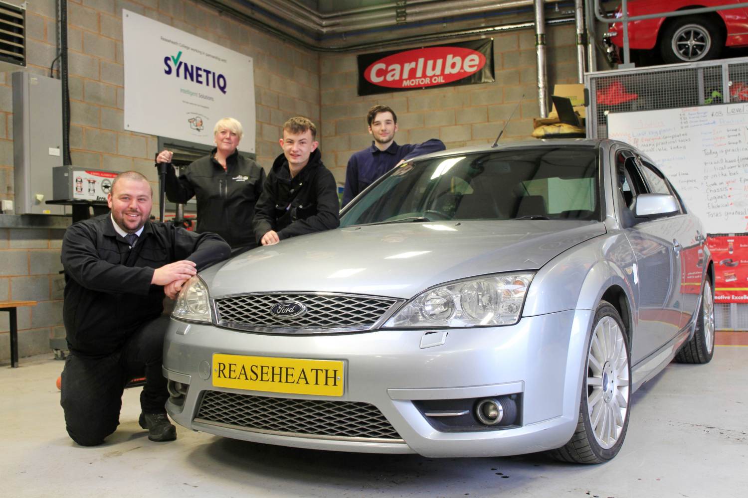 Simon Bishop, Liam Pye, Katie Whiteman, Oliver Lysaght - Reaseheath College