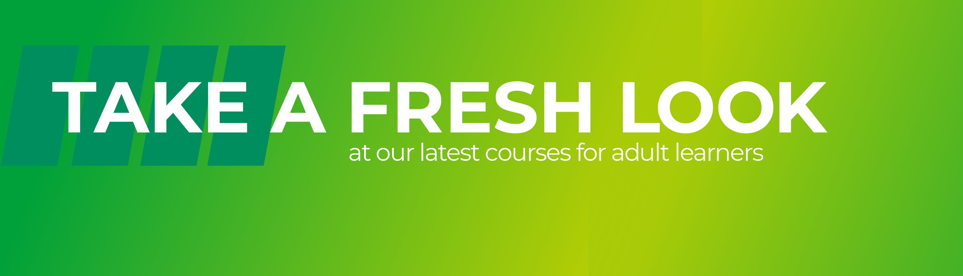 Adult course lead image - March 2021 - Reaseheath College