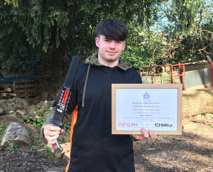 Reaseheath arboriculture students make the cut - Reaseheath College