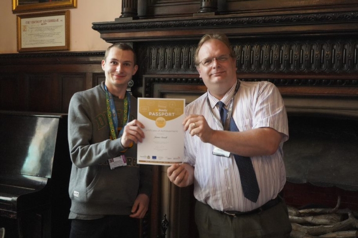 Be Ready Gold Award Winner Jamie Sewell 2021 - Reaseheath College