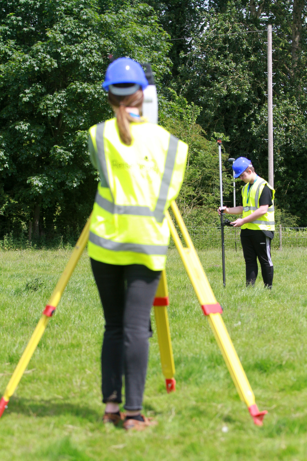 Digital surveying construction equipment - Reaseheath College