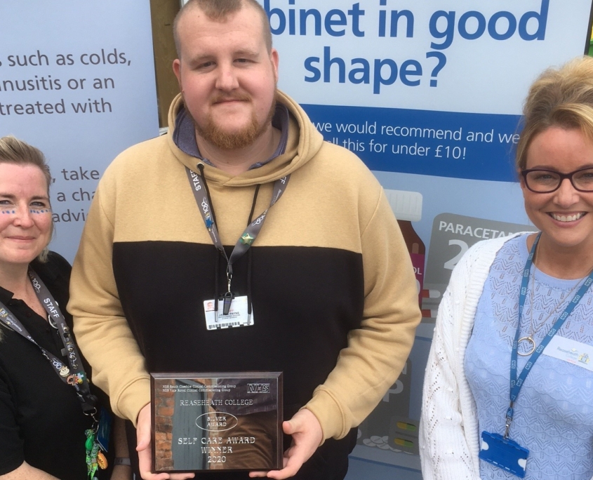NHS Silver Award for Reaseheath - Reaseheath College