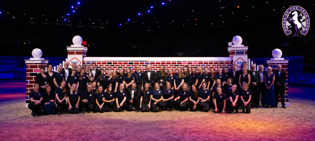 HOYS 21 Students Course designers puissance wall - Reaseheath College