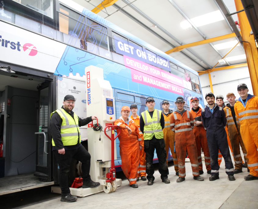 Reaseheath College and First Bus pioneer zero emission training - Reaseheath College