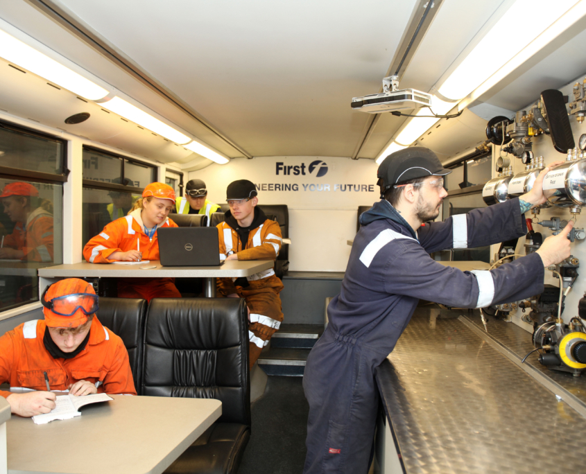 Reaseheath College and First Bus pioneer zero emission training - Reaseheath College
