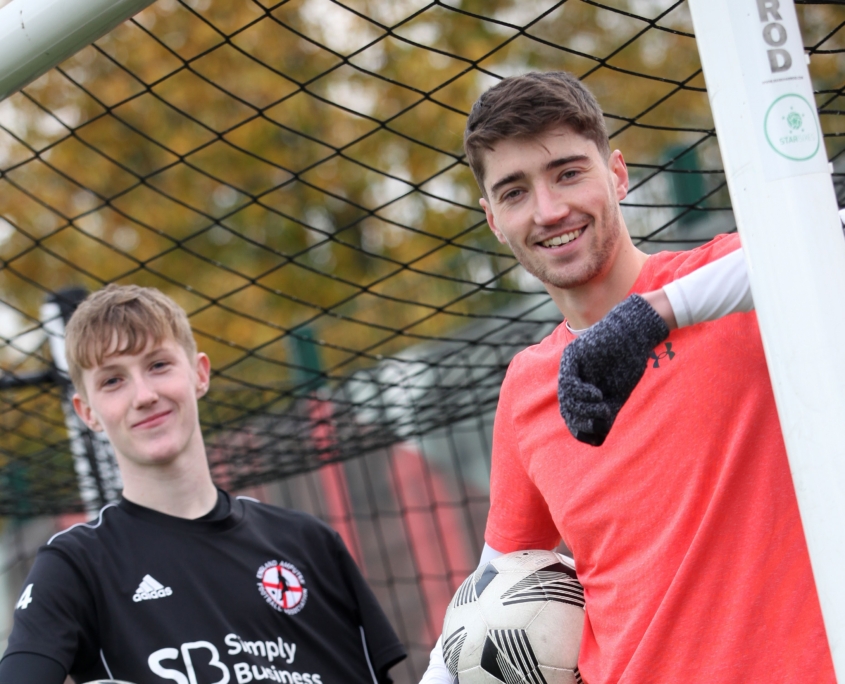 Cool moves from football freestyler and amputee goalkeeper - Reaseheath College