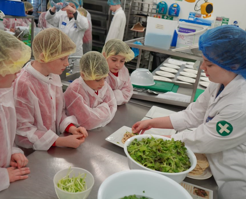Pupils create healthy meal as part of ‘Field to Fork’ project - Reaseheath College