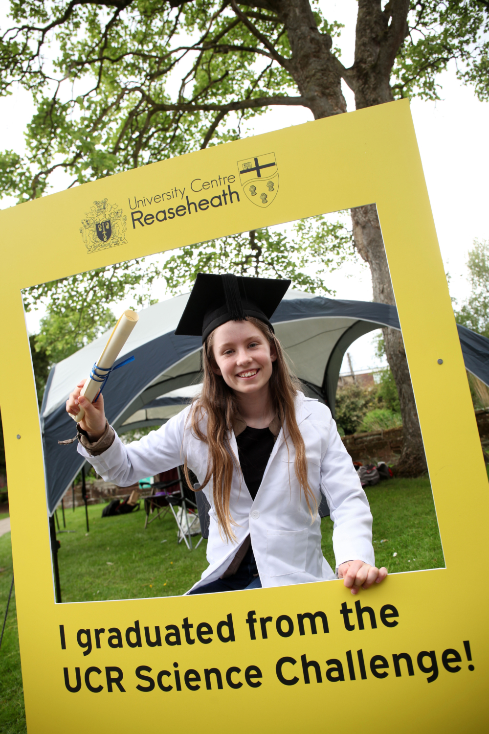 Lola graduated from the UCR Science Challenge - Reaseheath College