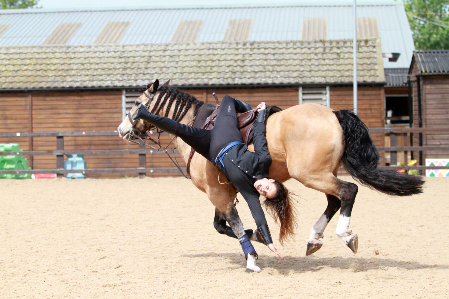 Newfields Riding School stunt team - Reaseheath College