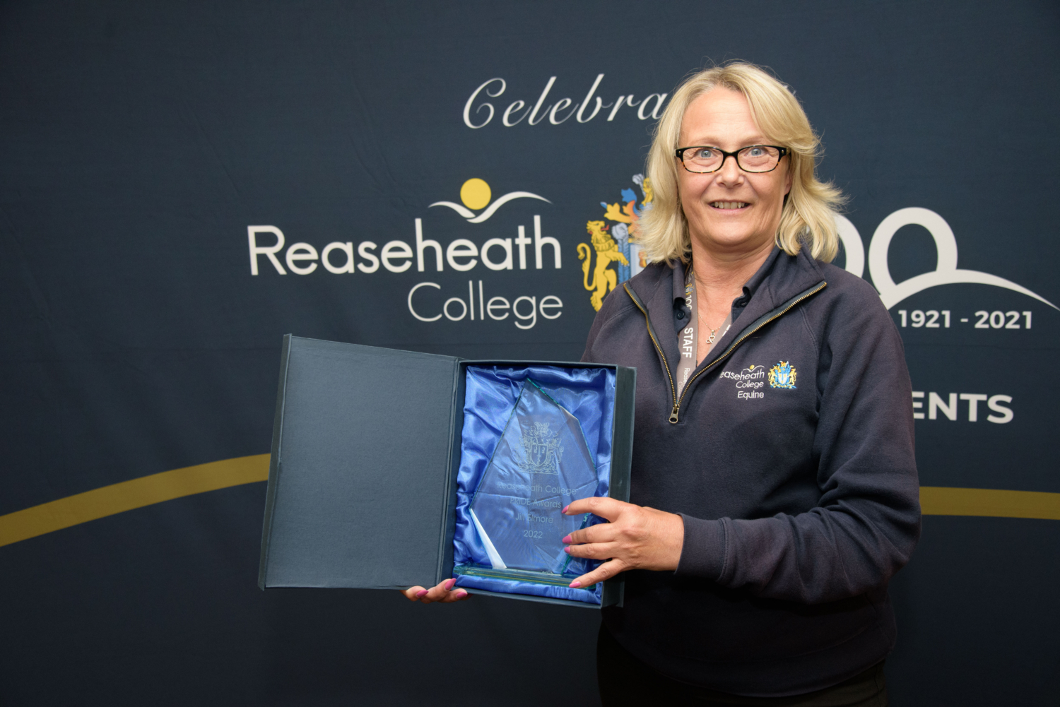 PRIDE award 2022 Jill Elmore - Reaseheath College