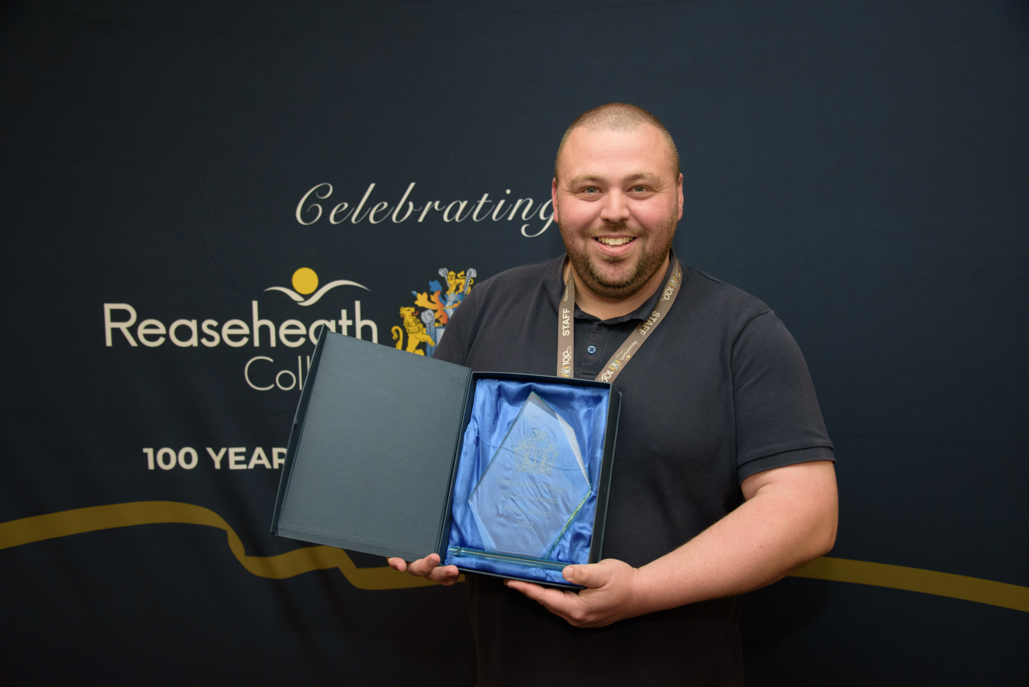 PRIDE award 2022 Simon Bishop - Reaseheath College