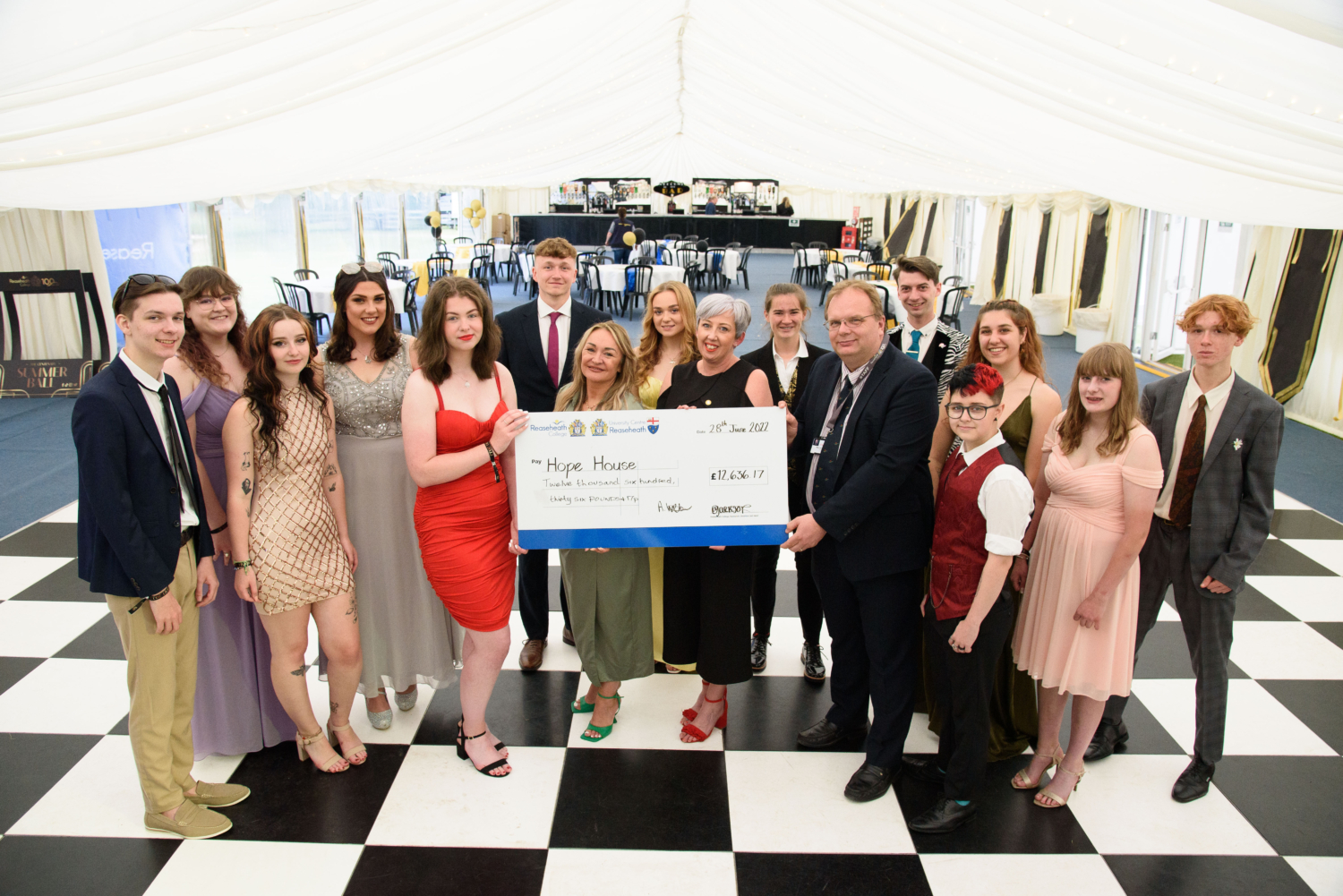 Reaseheath cheque handover 2022 (2) - Reaseheath College