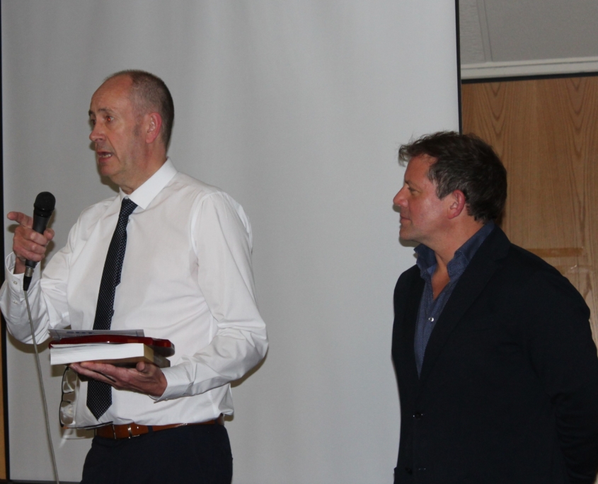 Mike honoured by rising stars from dairy industry - Reaseheath College