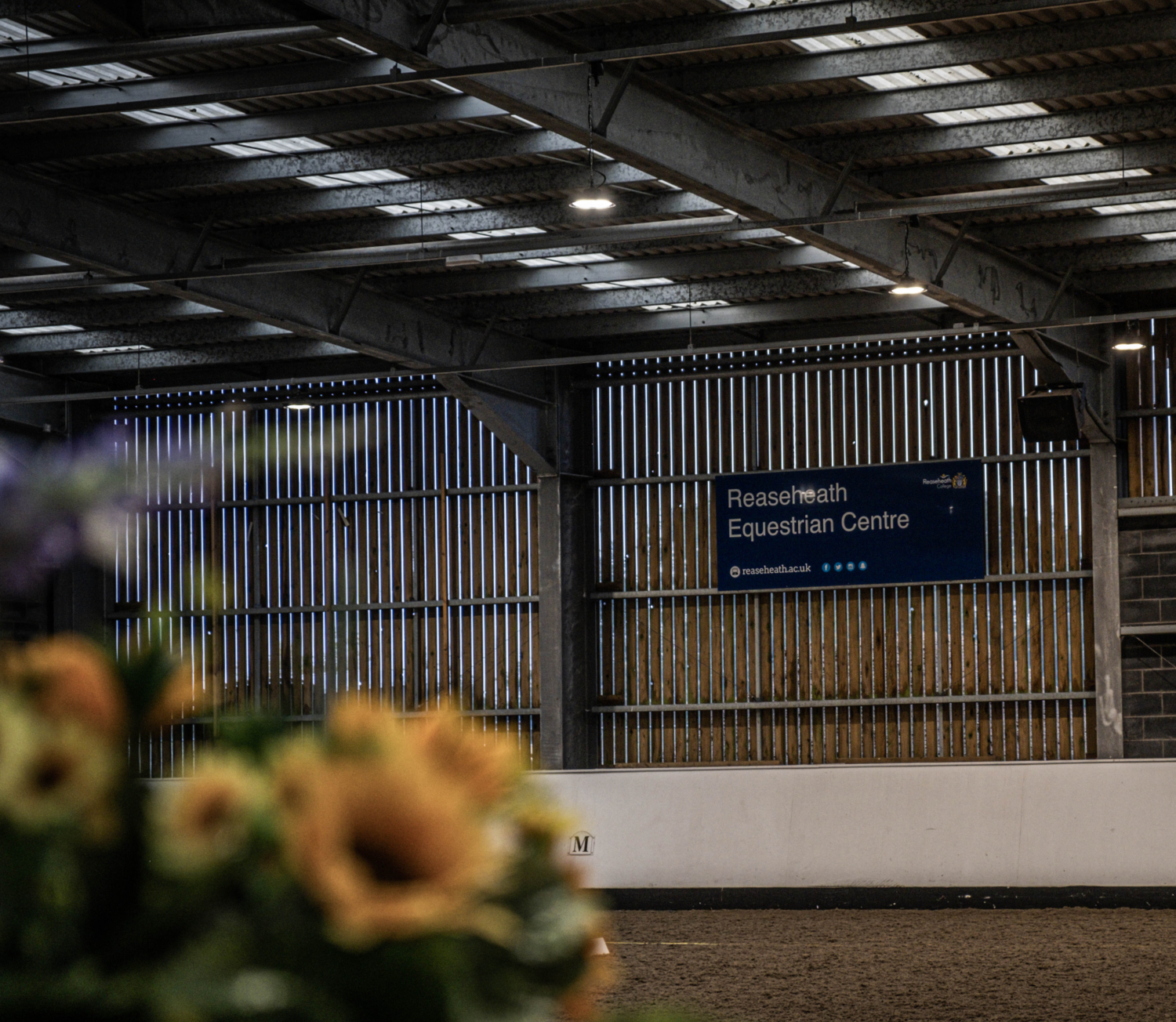 Indoor Reaseheath banner - Reaseheath College