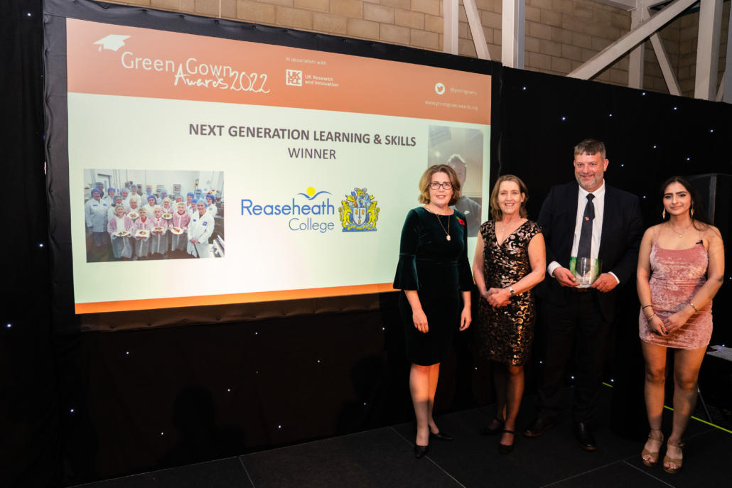 ‘Field to Fork’ project wins Green Gown award - Reaseheath College