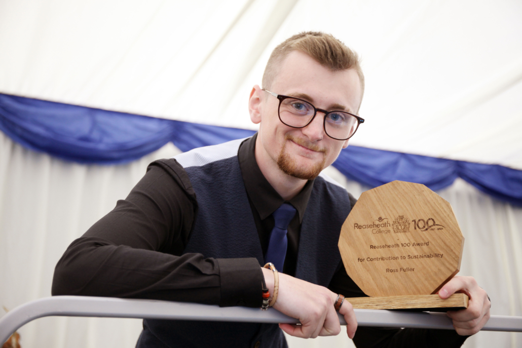 Sustainability champion Ross Fuller honoured for ‘making a difference’ - Reaseheath College